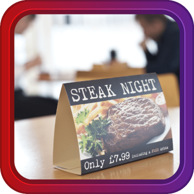 HotPrint Official Site - Tent Card